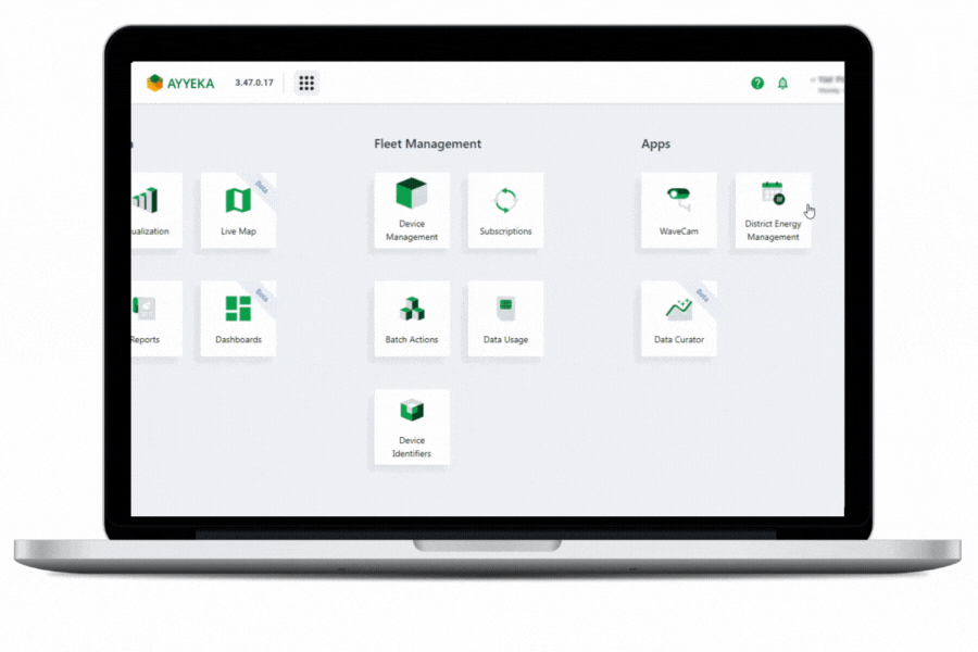 Ayyeka solution for the district energy operators