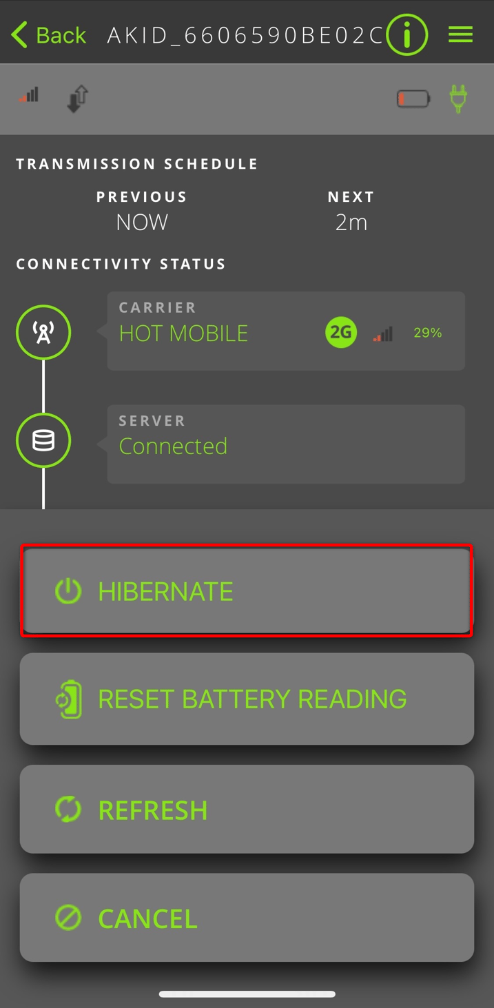 How to Put Your Wavelet Into Hibernation Mode and how to take it out