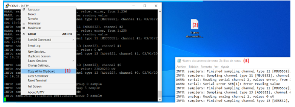 Connecting to the Device by Using PuTTY